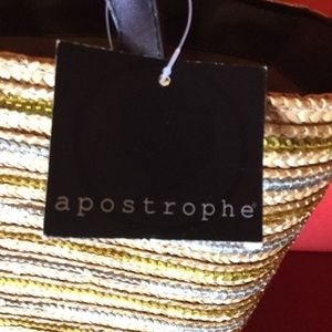 Apostrophe | Bags | Apostrophe Straw Bag | Poshmark